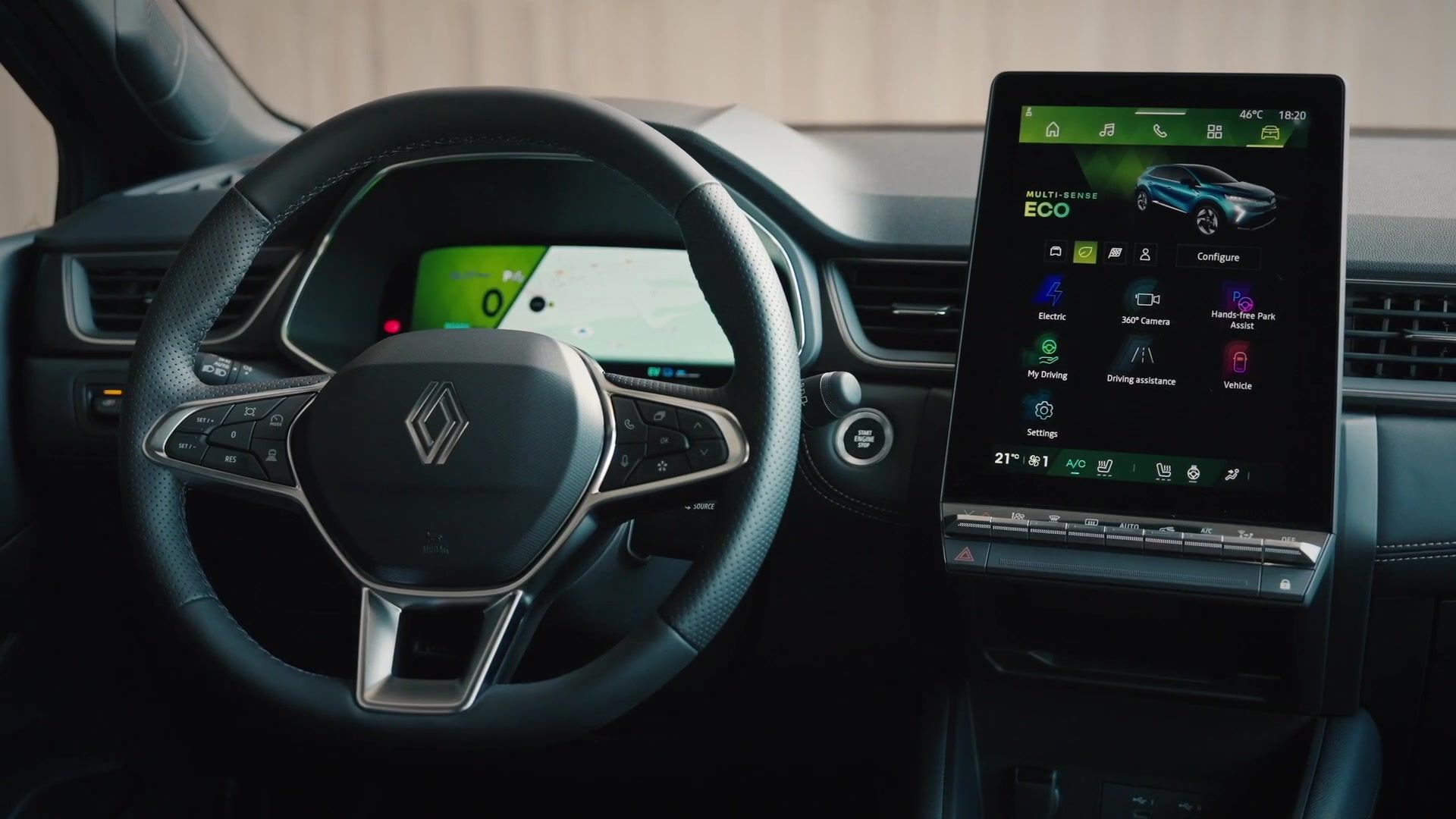 Renault Symbioz Iconic Design Preview in Mercury blue