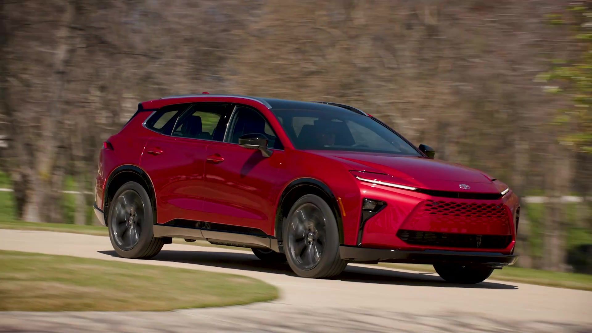 2025 Toyota Crown Signia Limited Finish Line Red Driving Video