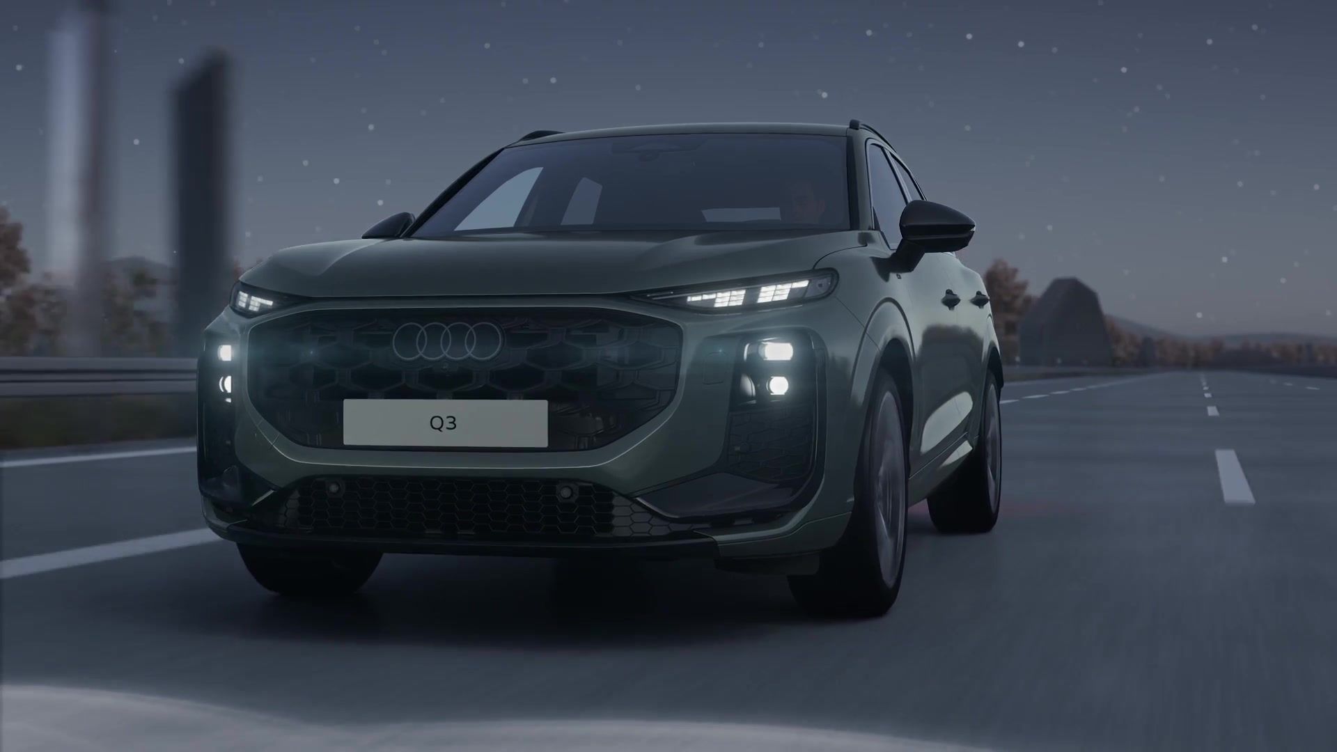Video: Audi Q3 SUV – Digital Matrix LED functions with micro LED ...